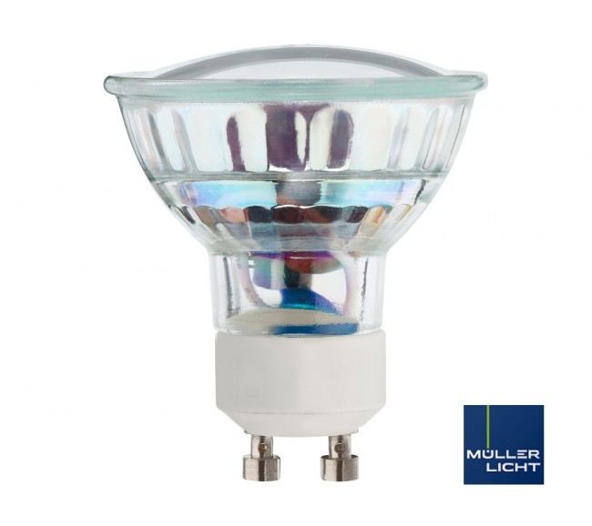 LED bodovka GU10 Muller Licht spotřeba 1,5 watu, teplé měkké světlo