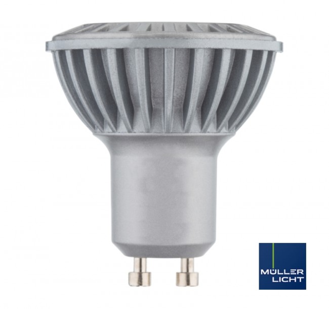 LED bodovka GU10 Muller Licht spotřeba 5 watů, teplé měkké světlo